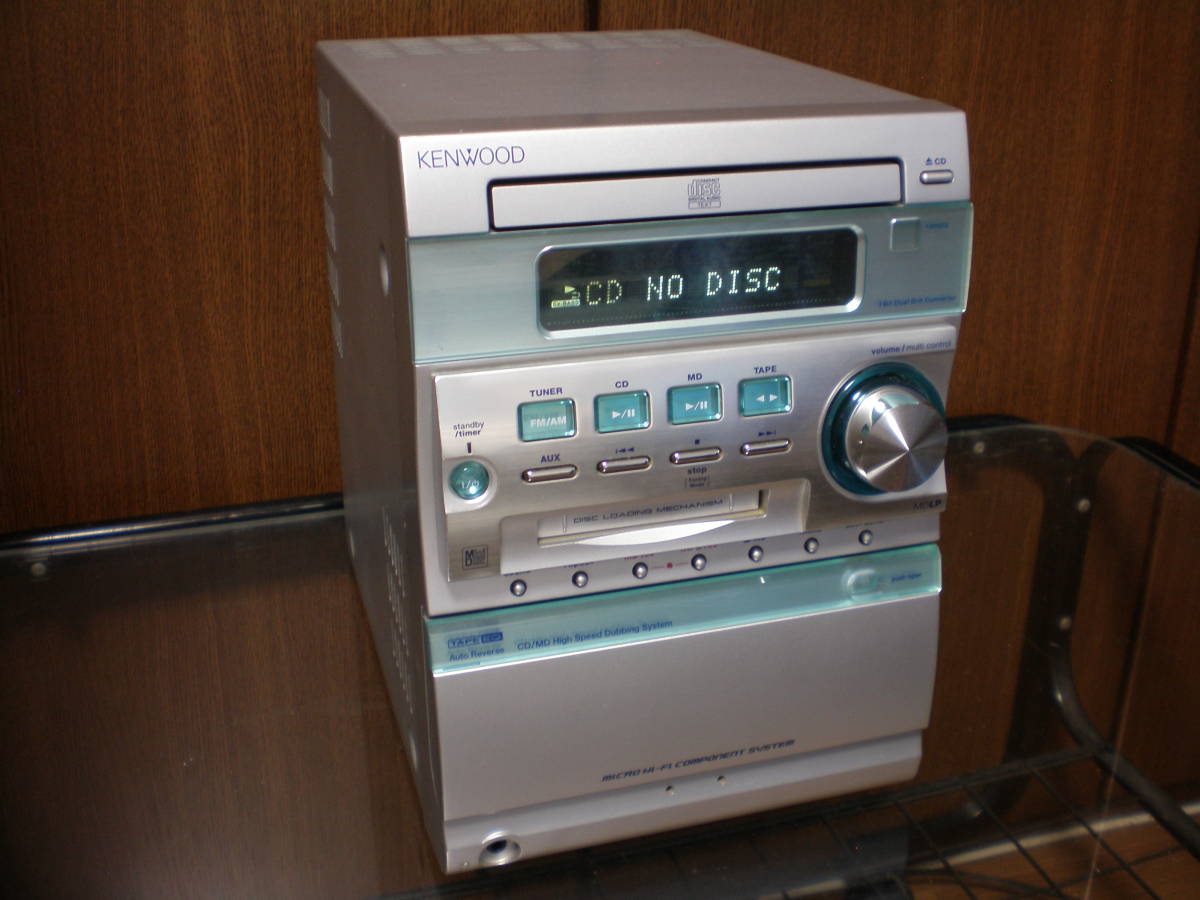 KENWOOD MD/CD/カセット/FM ミニコンポ RXD-SJ3MD ジャンク(MDコンポ)｜売買されたオークション情報、yahooの ...