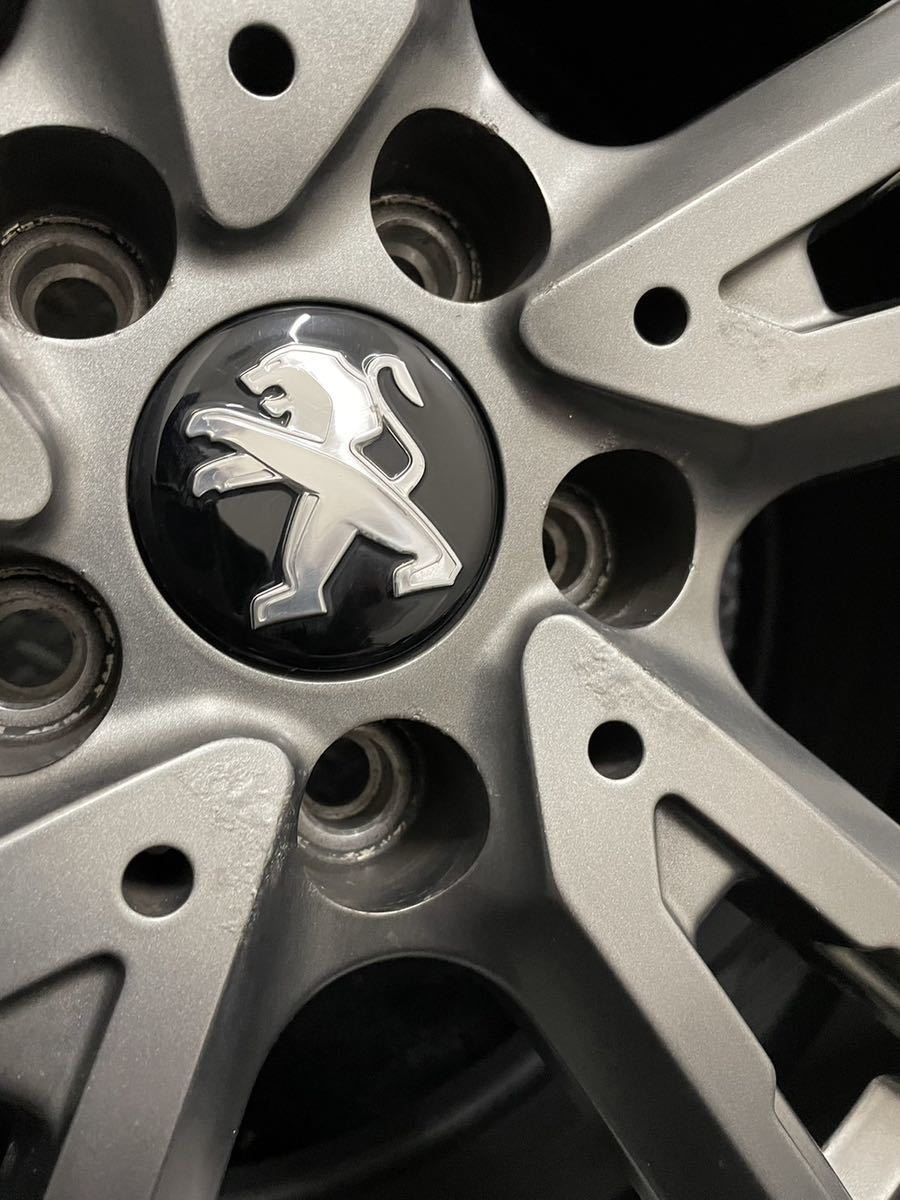 225/60R17 PIRELLI/ICE ASIMMETRICO+ 20年製 EURO TECH 17インチ 7J＋45 108 5H スタッドレス 4本 ピレリ プジョー 5008 ...