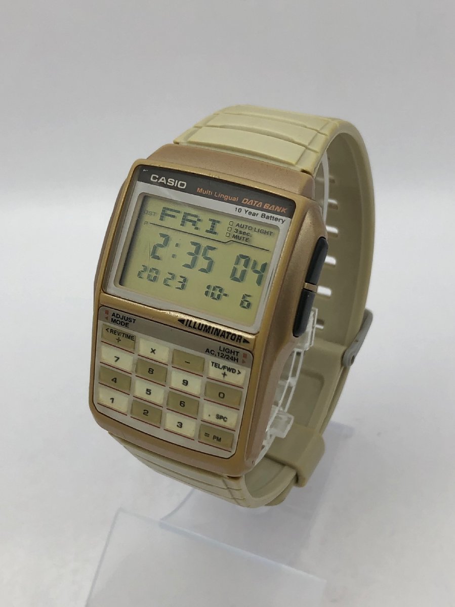 CASIO/カシオ/DATA BANK/データバンク/DBC-32/TELEMEMO 25/13 LANGUAGES/クォーツ/メンズ腕時計/稼動品/ジャンク/T077(データバンク)｜売買さ ...