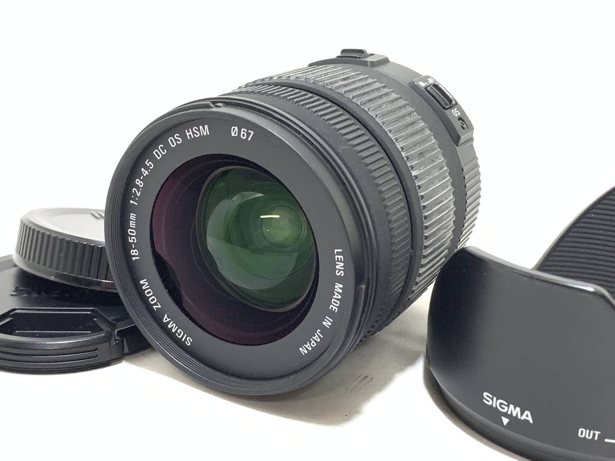 特上品 SIGMA シグマ 18-50mm F2.8-4.5 DC OS HSM ソニー ミノルタ SONY MINOLTA @1982(一眼カメラ用（オートフォーカス）)｜売買された ...