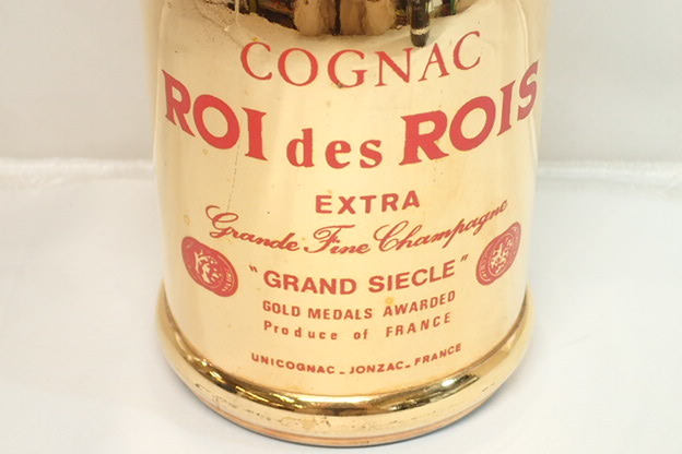 10223 M 特級 未開栓古酒 従価/ROI des ROIS/ロアデロア/EXTRA/エクストラ/COGNAC/コニャック/ブランデー/金 ...