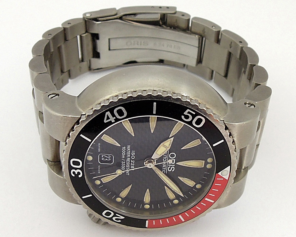 TI ORIS オリス 633-7541 ダイバーデイト ETA2824-2 3針デイト付き自動巻 エアーエスケープ付き 消費税無(オリス ...