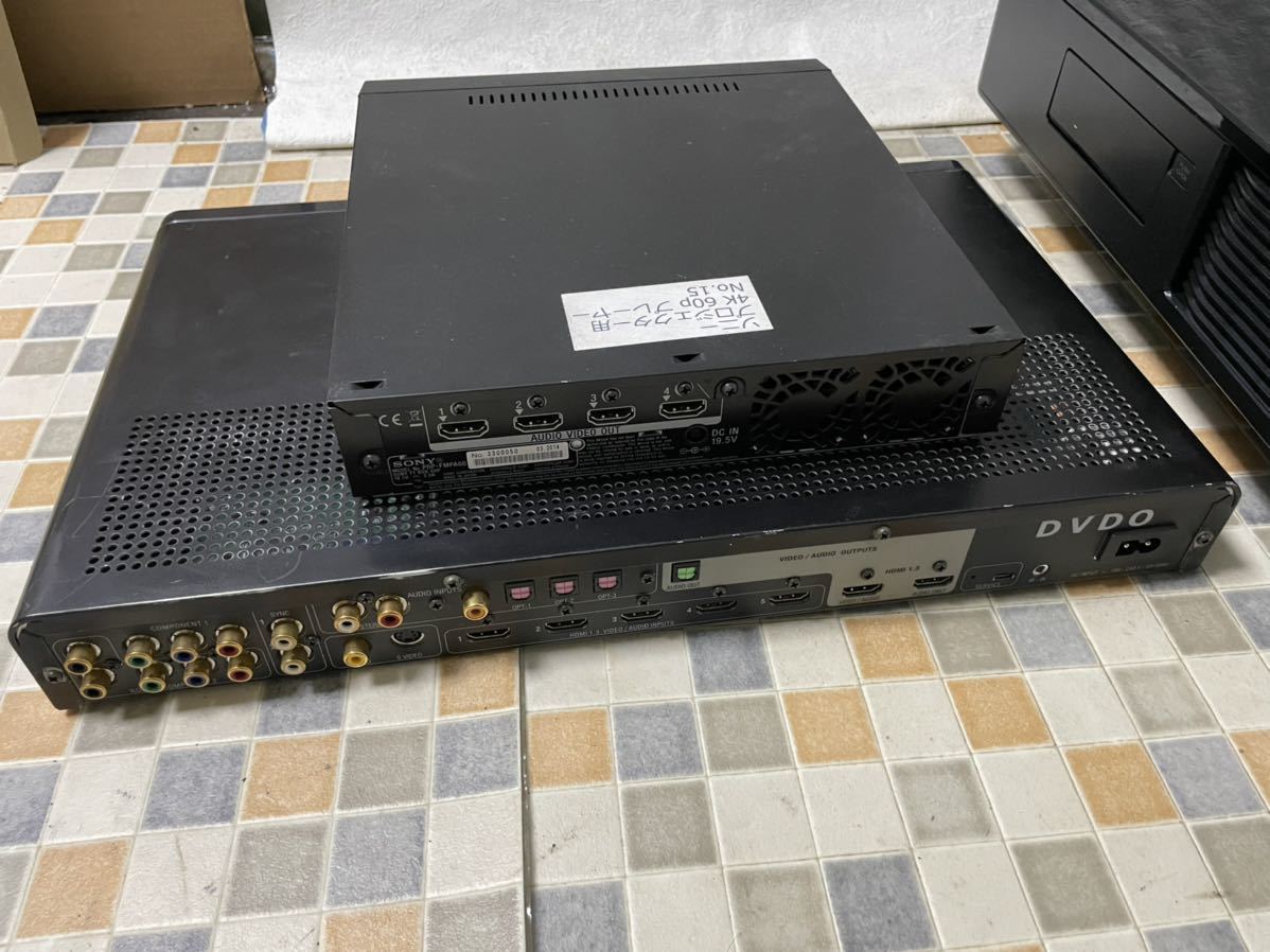 SONY VPL-VW90ES フルHD 3Dホームプロジェクター SXRD DVDO EDGE 101 ビデオプロセッサー F1 BOX ...