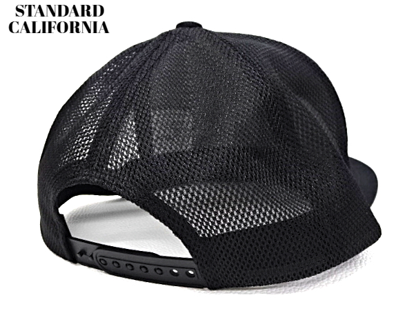 STANDARD CALIFORNIA SD BOX LOGO PATCH MESH CAP BLACK スタンダードカリフォルニア ボックスロゴ パッチ メッシュキャップ 黒(野球帽)｜売買 ...