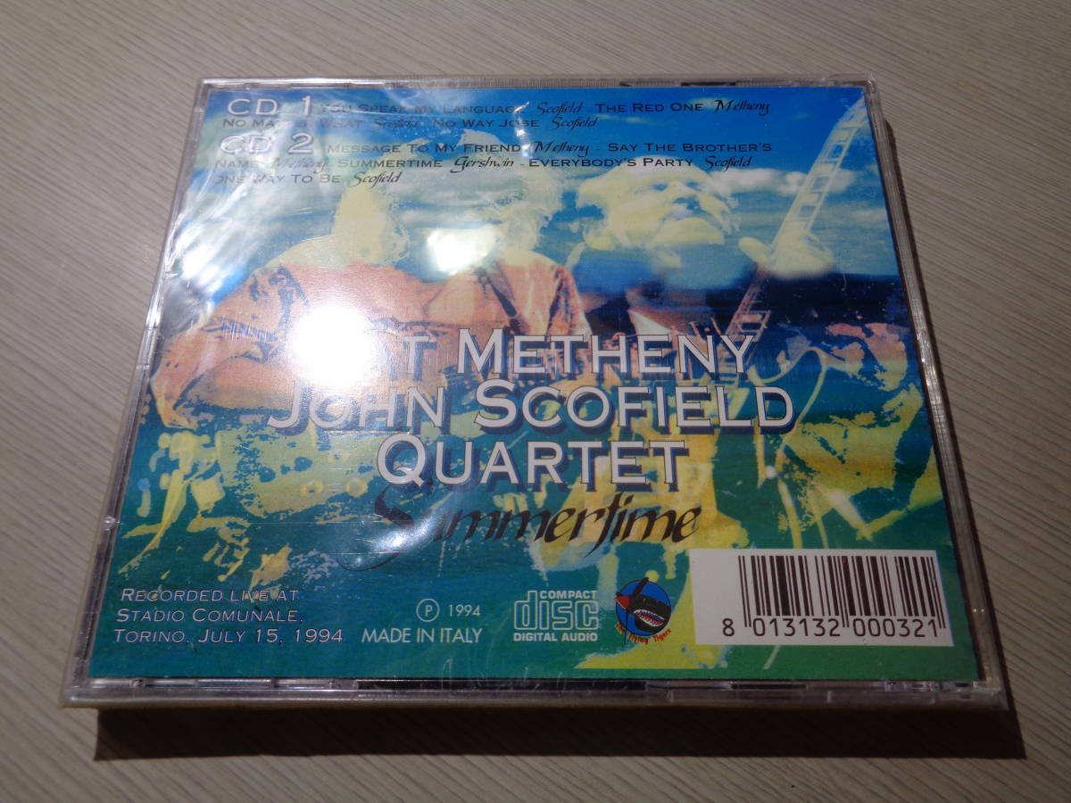 /パット メセニー ジョン スコフィールド PAT METHENY-JOHN SCOFIELD QUARTET/SUMMERTIME ITALY/FTCD 0062/63 SEALED NEW ...