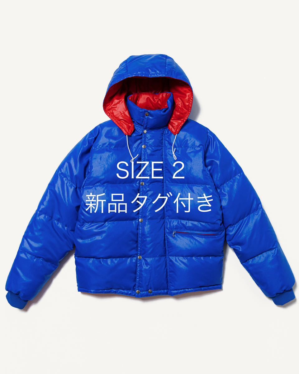 A.PRESSE アプレッセ 23style2 Desmaison Down Jacket BLUE サイズ2 タグ付き maatee&sons HERILL AURALEE comoli(M ...