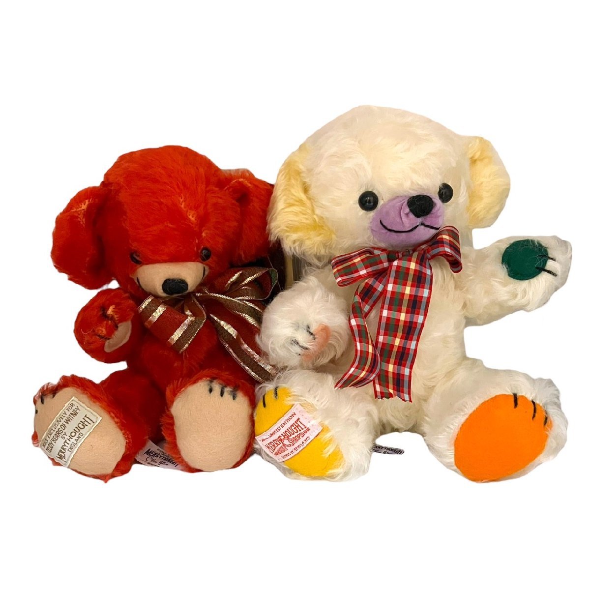 メリーソート No119 No142 タグ付き テディベア チーキー 2体セット ぬいぐるみ(メリーソート社)｜売買されたオークション情報、yahooの商品情報をアーカイブ公開 ...