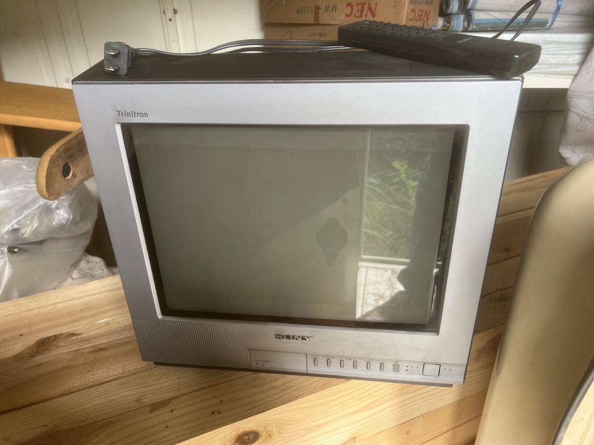 SONY ソニー Trinitron トリニトロン KV-14MF1 ブラウン管 テレビ 14型 2000年製 通電OK 現状(ブラウン管 ...