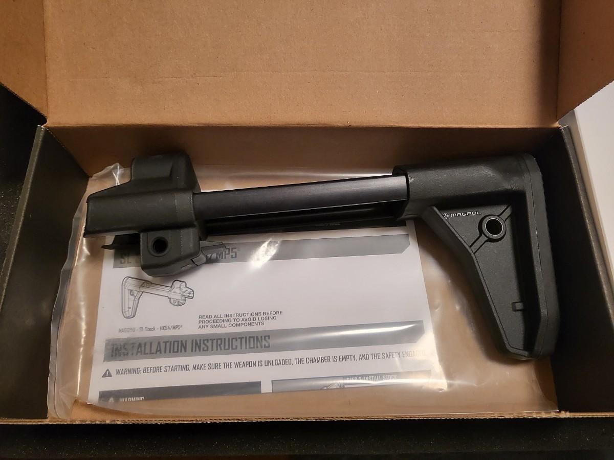 実物 MAGPUL HK MP5 対応 SL ストック 次世代 MP5K PTW TW5 M4 TW5K トレポン 東京マルイ 416 SP5 ...