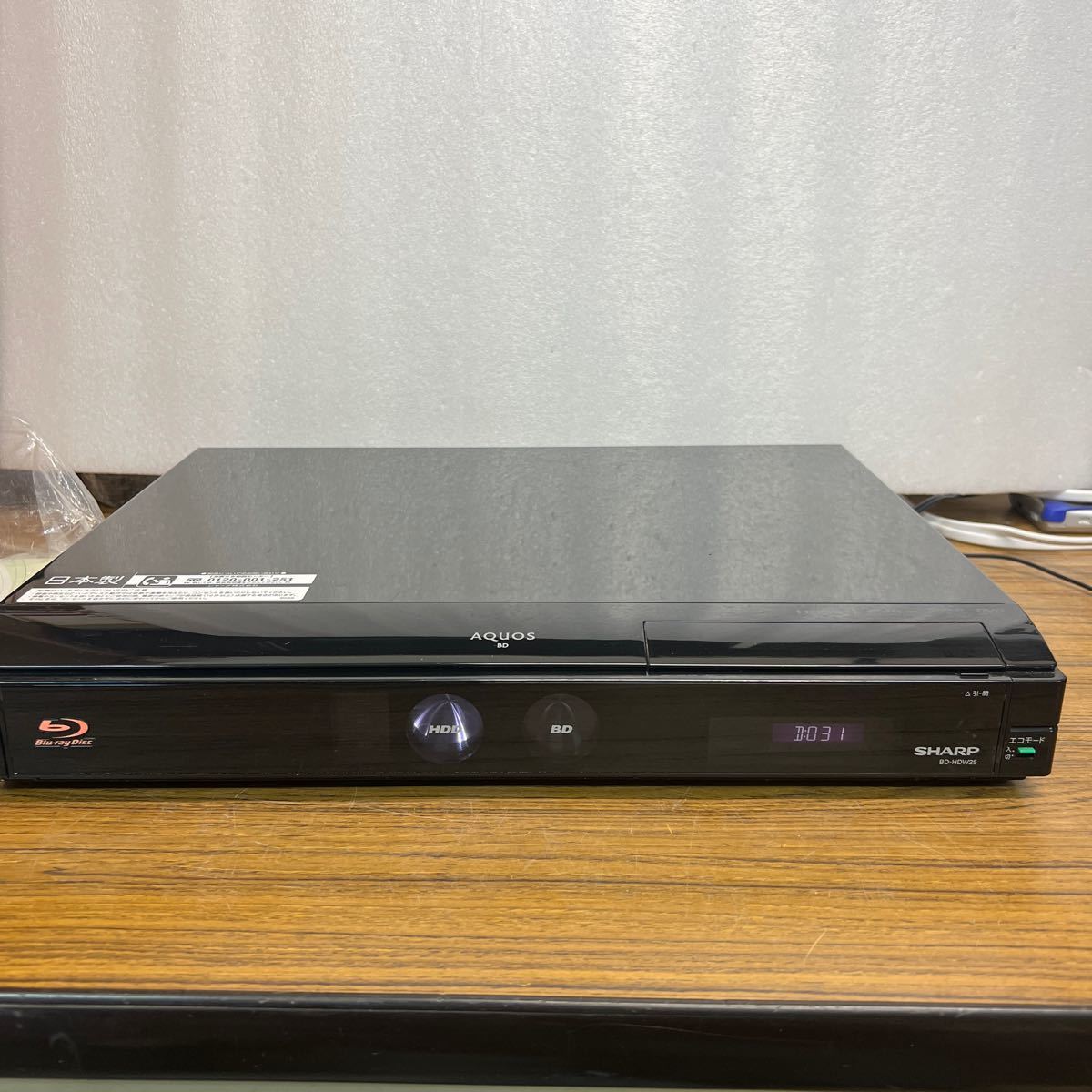 SHARP BDレコーダー BD-HDW25 2008年製(シャープ)｜売買されたオークション情報、yahooの商品情報をアーカイブ公開 - オークファン（aucfan.com）