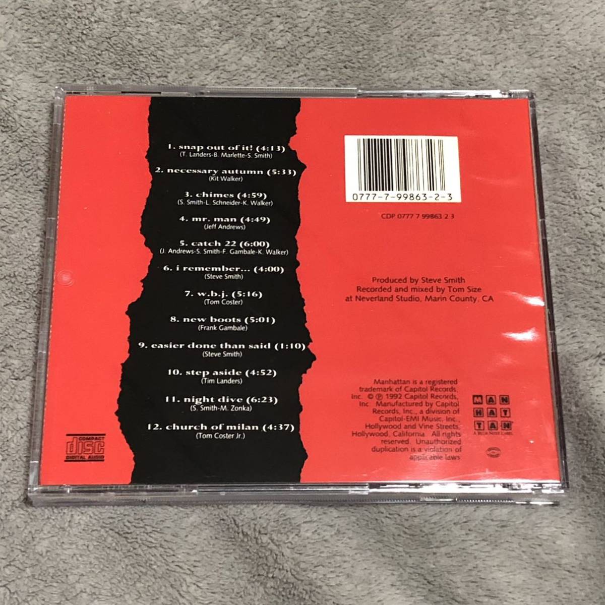 VITAL INFORMATION/easier done than said/STEVE SMITH/FRANK GAMBALE/TOM ...