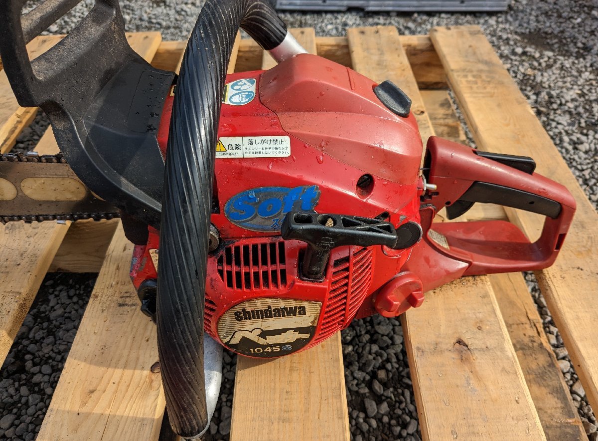 新ダイワ 排気量 44.6㎝3 エンジンチェーンソー E1045S バーサイズ 約45cm(チェーンソー)｜売買されたオークション情報、yahooの商品情報をアーカイブ公開 - オークファン ...