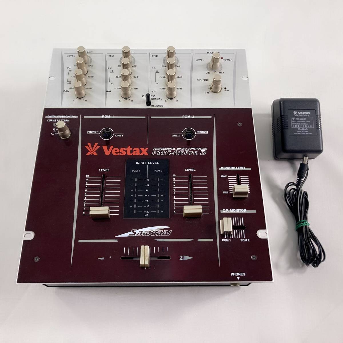 Y225 Vestax PMC-05 PRO D SAMURAI DJミキサー ターンテーブル ベスタックス み(DJ機器)｜売買された ...