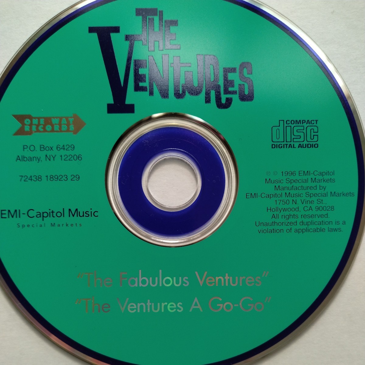 CD The Ventures/The Fabulous Ventures&The Ventures A Go-Go 2 LPs on 1 ...