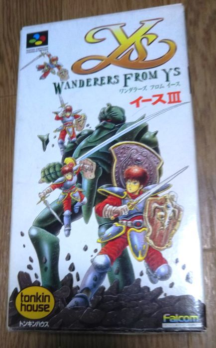 SFC スーパーファミコン イース3 YS WANDERERS FROM Ys 日本ファルコム 箱 説明書付き(アクション)｜売買された ...