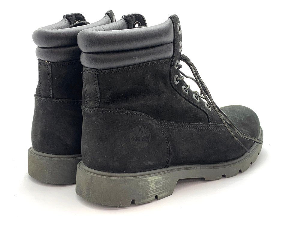 Timberland ティンバーランド YOUTH 6 INCH BASIC BOOT 28.0 2.5 cm ブラック A1ODY A1398 レースアップブーツ DEFENDER加工 品 ...