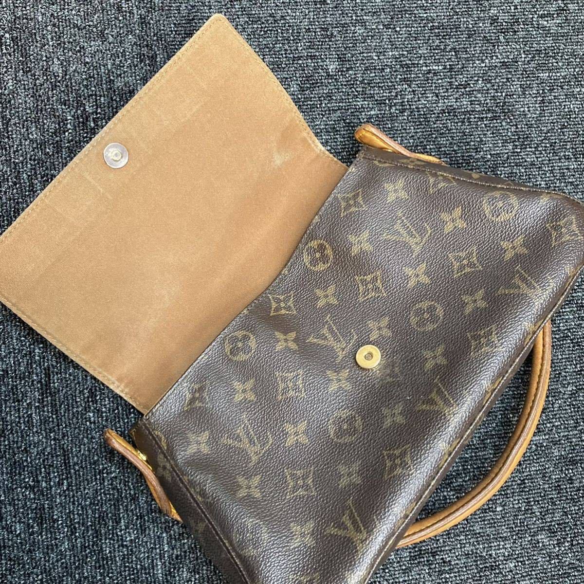 1円スタート LOUIS VUITTON ルイヴィトン モノグラム ミニルーピング M51147 ショルダーバッグ ハンドバッグ シリアル ...