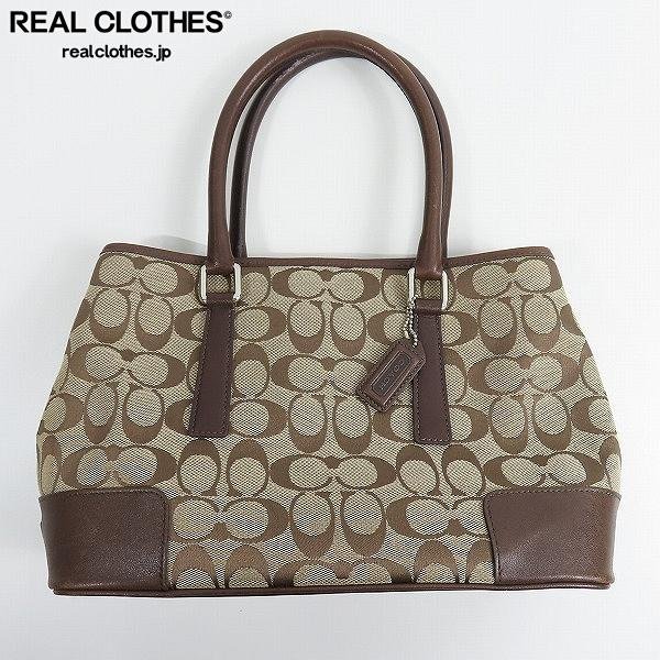 COACH/コーチ ハンドバッグ シグネチャー F1J-6089 /060(ハンドバッグ)｜売買されたオークション情報、yahooの商品情報を ...