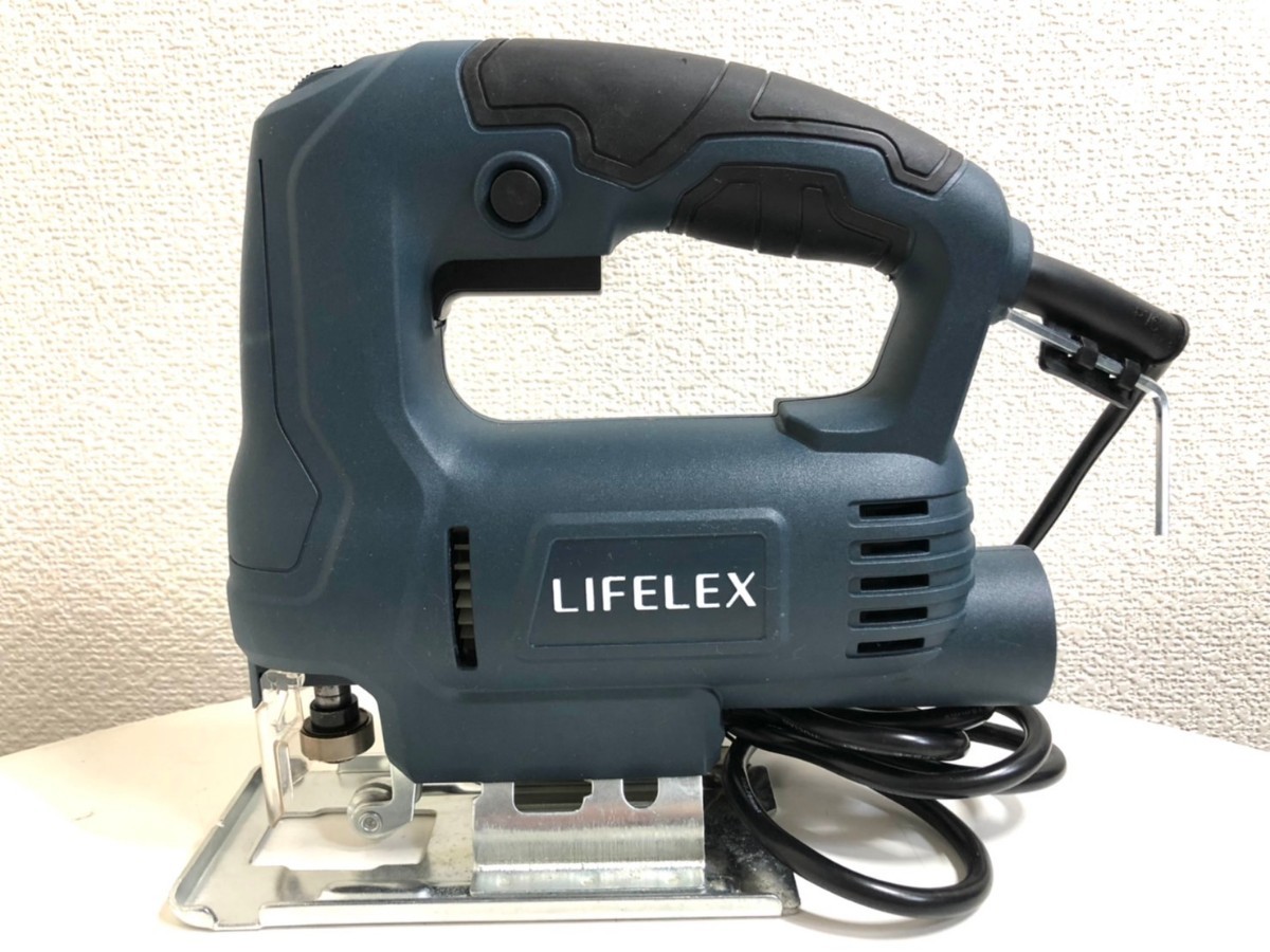 LIFELEX 変速ジグソー KM-400A AC100V 50/60Hz 400W 小型 軽量 電動工具 ノコギリ ジグソー刃 元箱/取説/替刃3枚付(ジグソー、電気のこぎり)｜売買された ...