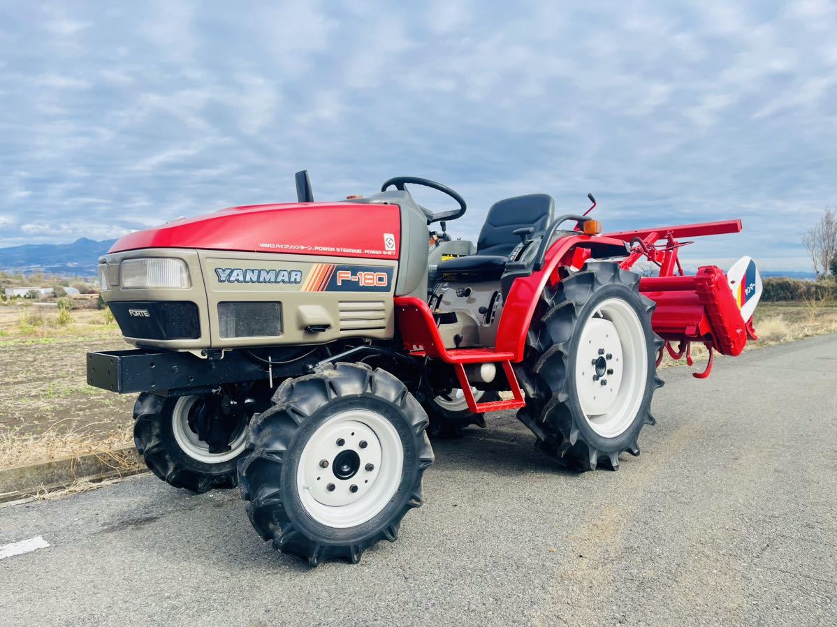 YANMAR トラクター ヤンマー F-180 ディーゼル 18馬力 4WD 823時間(車体)｜売買されたオークション情報、yahooの商品情報をアーカイブ公開 - オークファン ...