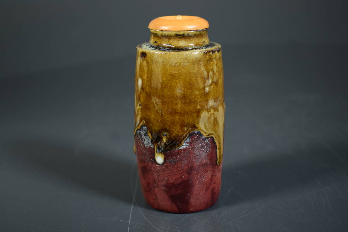 和 8355 時代古作 古高取 流釉紫蘇手茶入 筒茶入 保管箱有(茶碗)｜売買されたオークション情報、yahooの商品情報をアーカイブ公開 - オークファン（aucfan.com）