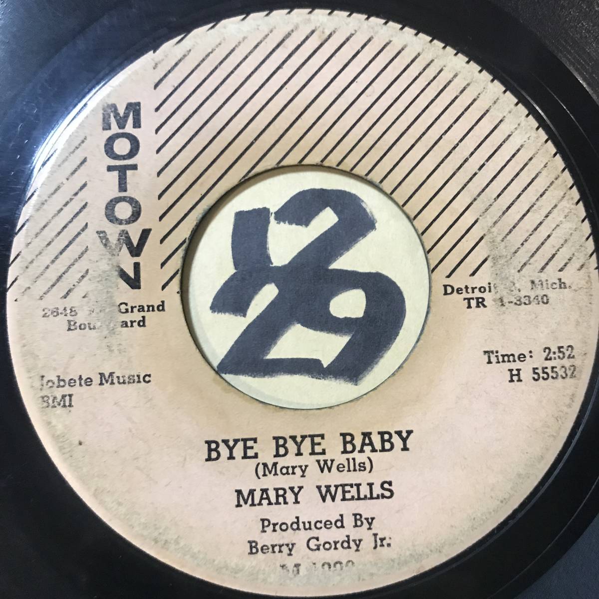 試聴 アーリー モータウン45 MARY WELLS BYE BYE BABY 両面VG + SOUNDS VG+(R&B、ソウル)｜売買され ...