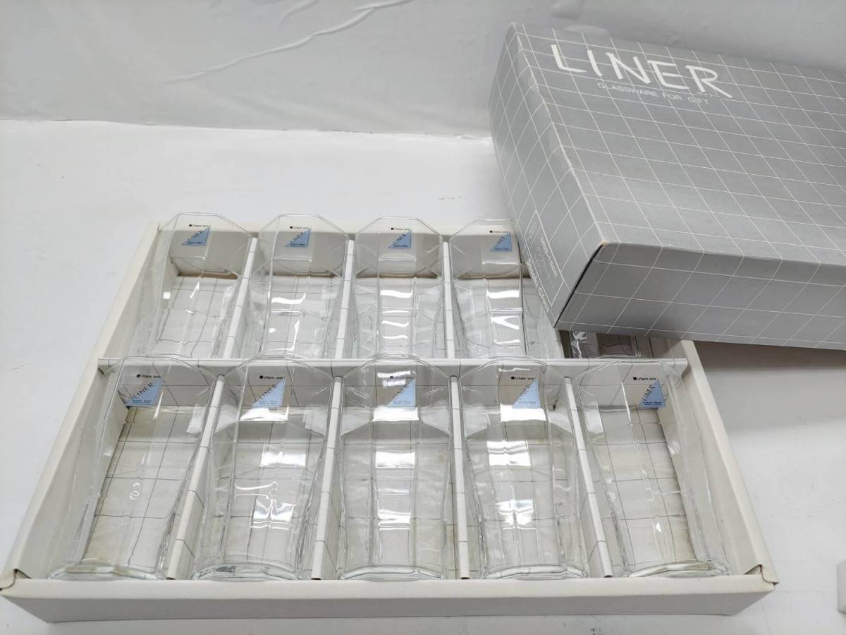 g29221 Sasaki Glass 佐々木硝子 Urbane taste LINER ライナー 八角タンブラー 10客セット 日本製 ...