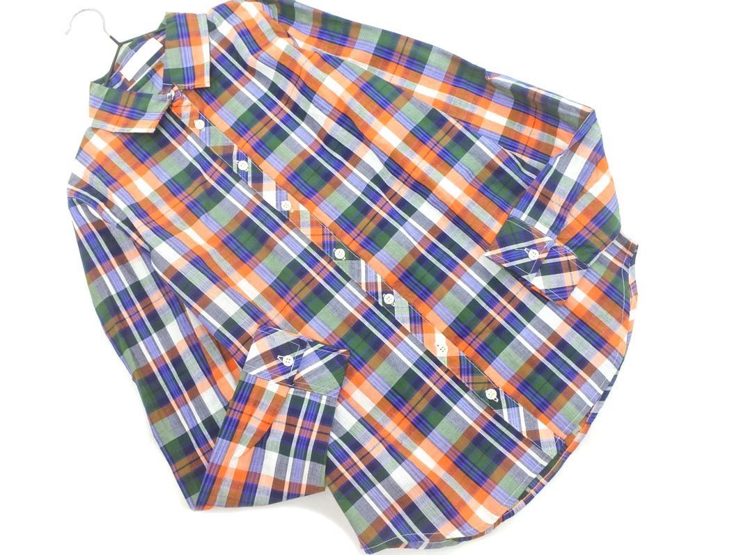ネコポスOK CECIL McBEE セシルマクビー チェック ブラウス シャツ sizeM/緑x紺xオレンジ ebb3 レディース(長袖シャツ)｜売買されたオークション情報、yahooの商品 ...