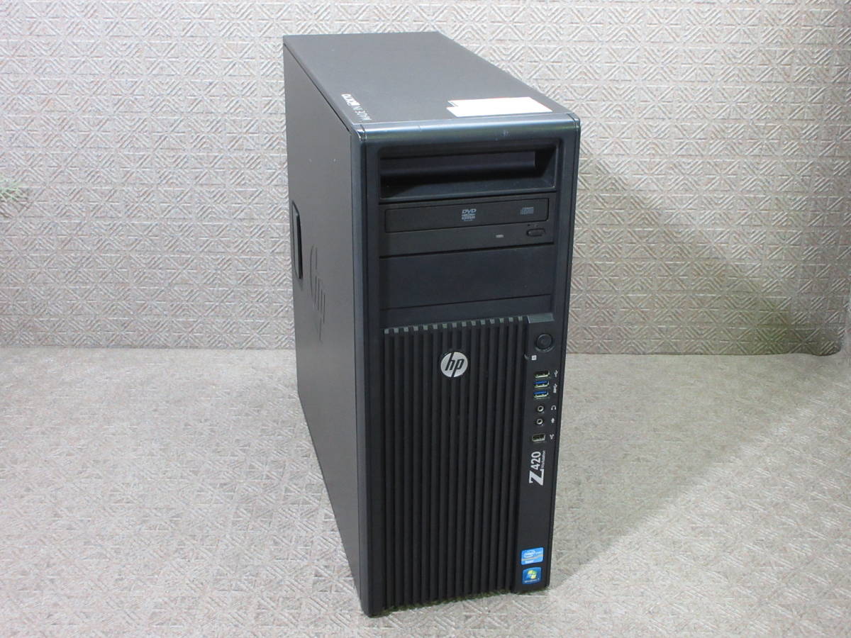 HDD無し HP Z420 Workstation / Xeon E5-1620 3.60GHz / 32GB / Quadro k4000 ...