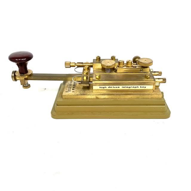 仙104 HI-MOUND DELUXE HK-803 TELEGRAPH KEY 電鍵 ハイモンド テレグラフキー モールス信号(アクセサリ ...