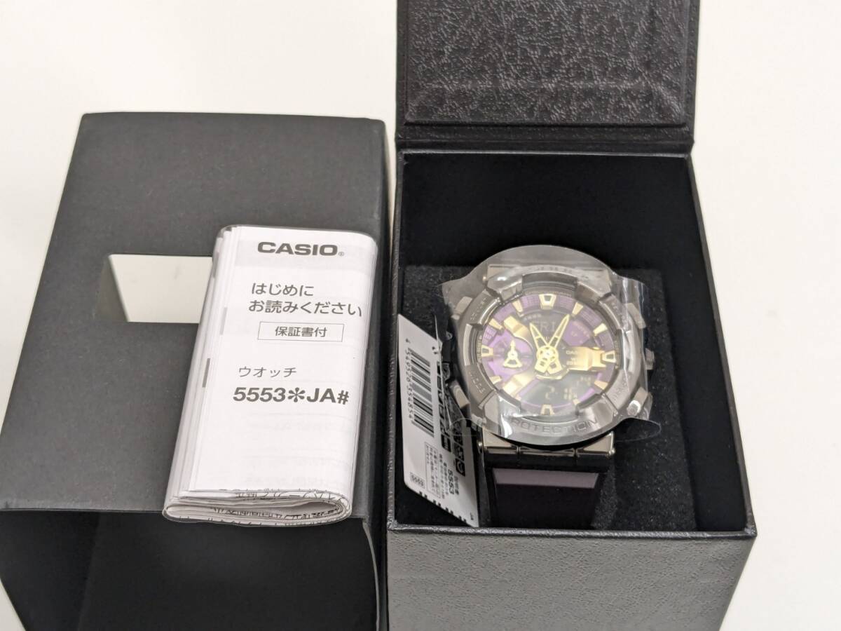 RG-888 1円 CASIO カシオ G-SHOCK 5553/GM-110CL パープル/ゴールド/ブラック メンズ 時計 クオーツ 新古 ...