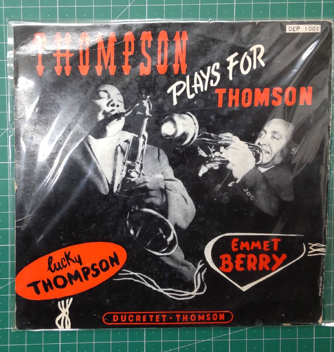 EP Lucky Thompson Emmet Berry THOMPSON PLAYS FOR THOMSON トムソン プレイ フォ ...