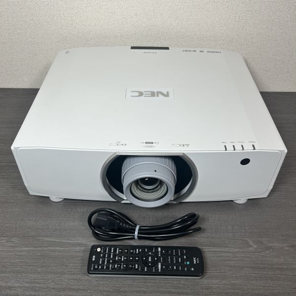 高輝度7000lm/ランプ使用時間2806h NEC 液晶プロジェクター ViewLight NP-PA703WJL/ズームレンズ ...