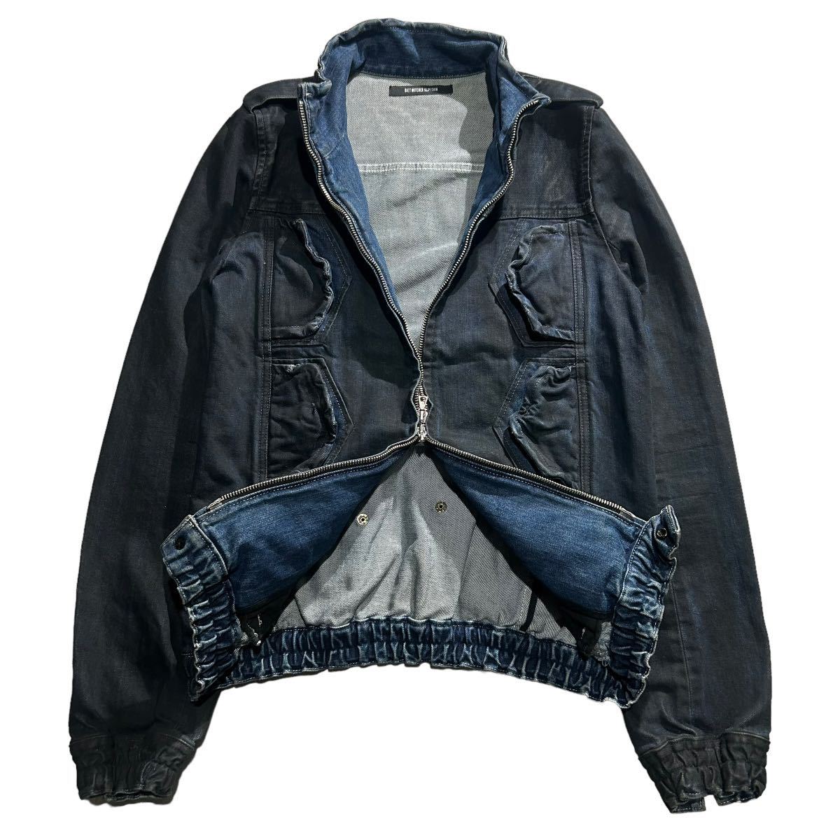 00s DIET BUTCHER SLIM SKIN coating pocket denim jacket archive japan ...