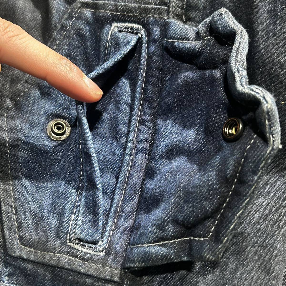 00s DIET BUTCHER SLIM SKIN coating pocket denim jacket archive japan ...