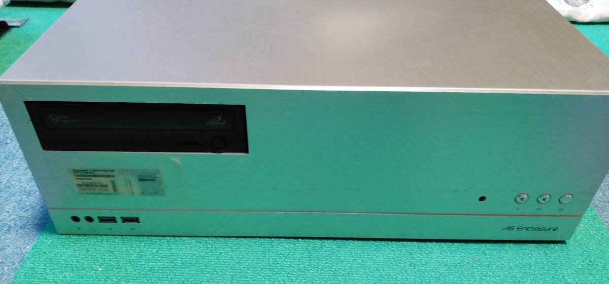 Abee ASEnclosure LP210 MicroATX MiniITX 横置きケース 改造品 ＋PCパーツ i7 SSD Win10 ...