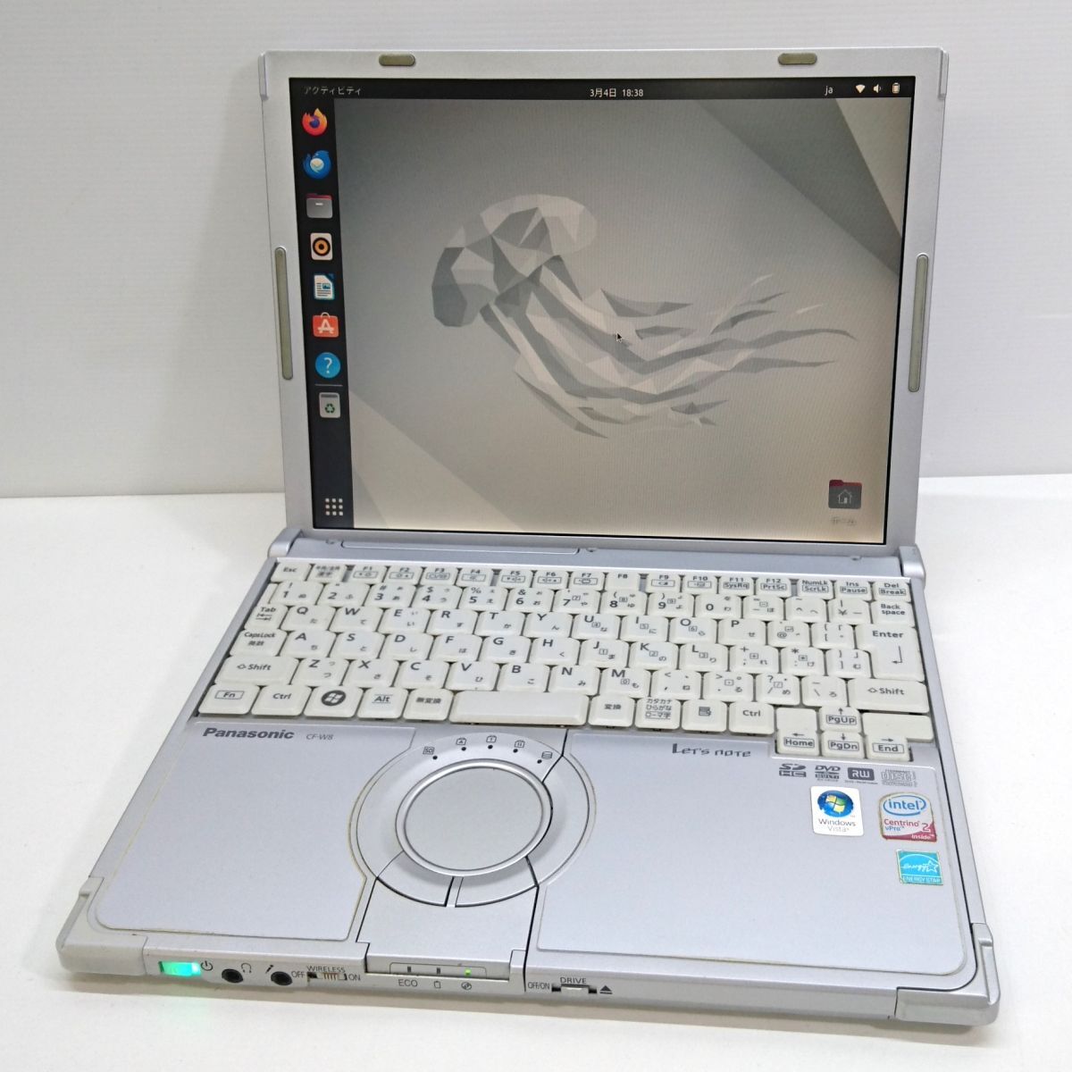 現状品 Linux Panasonic 12.1インチ Let's note CF-W8 Ubuntu/Core2Duo U9300 M7866(パソコン)｜売買されたオークション情報 ...