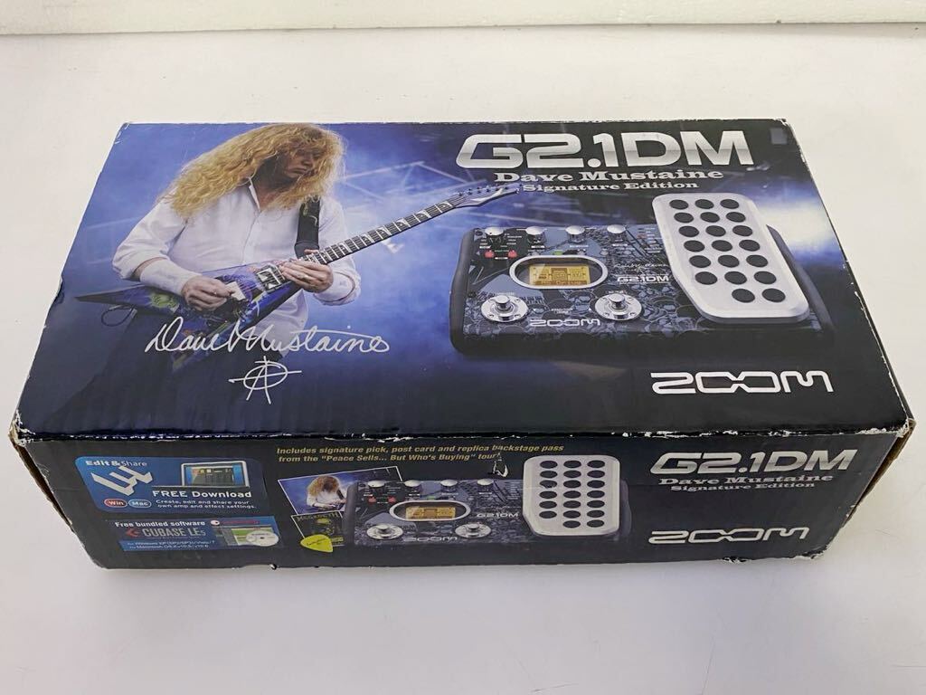 サ6449M ZOOM ズーム G2.1 DM MEGADETH Dave Mustaine メガデス デイヴ ムステイン エフェクター 保管 ...