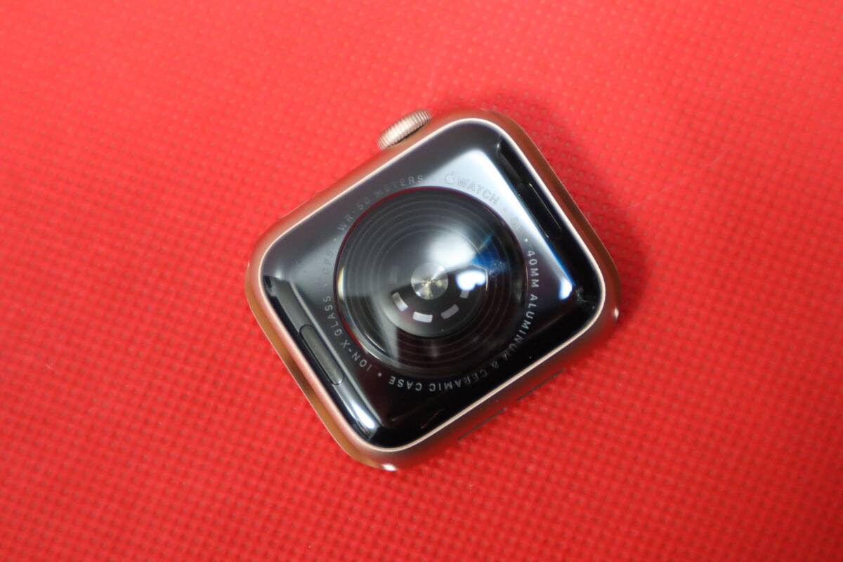 CB8956 Y Apple WATCH SE 40MM ALUMINUM & CERAMIC CASE ION-X GLASS GPS WR ...