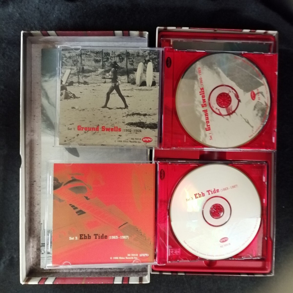 D04 CD サーフ/ホットロッド オムニバス Cowabunga the surf box 4CD various DICK DALE ...