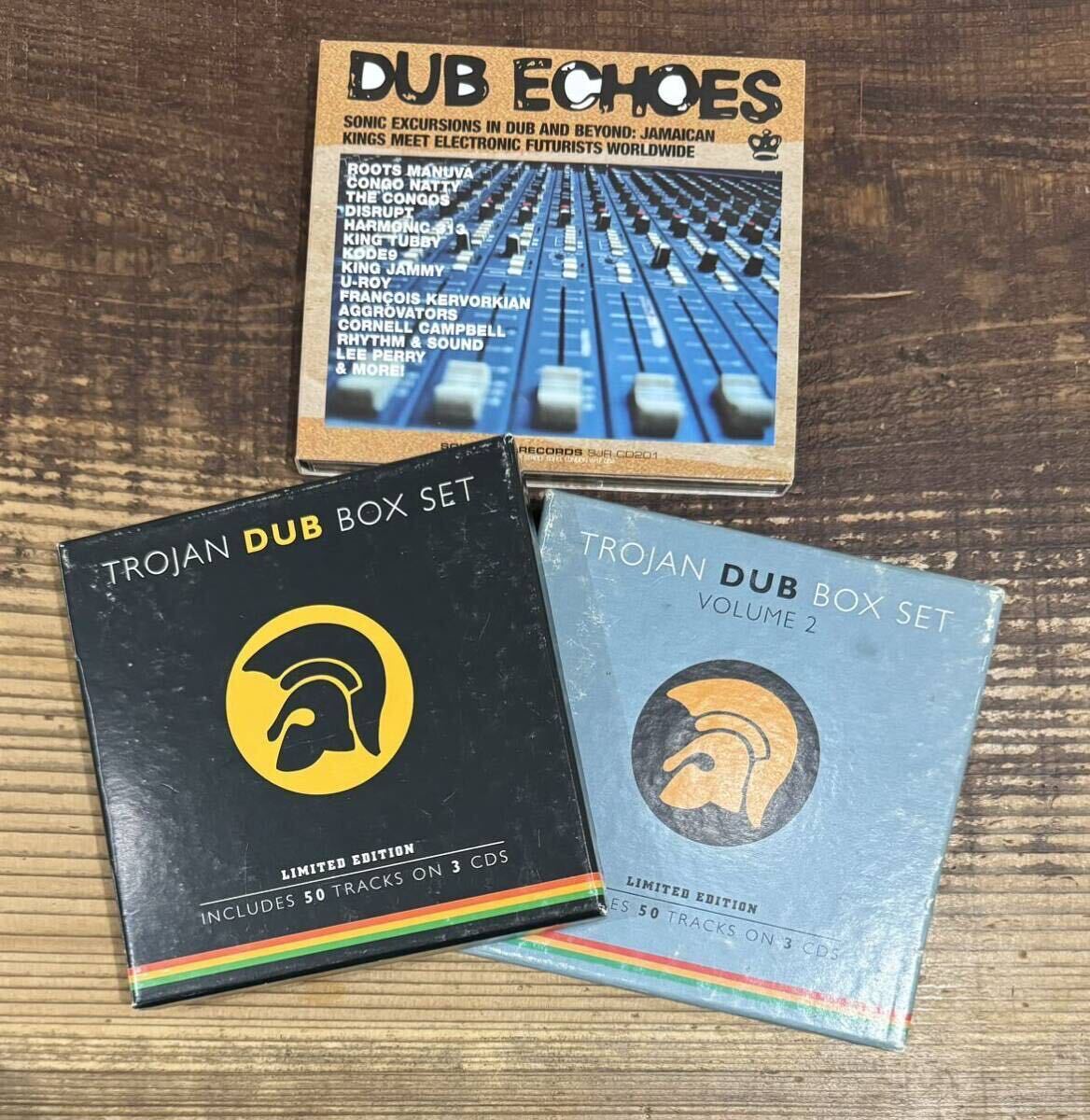 DUB CD3タイトルセット TROJAN DUB BOX VOL.1-2 SOUL JAZZ RECORDS DUB ECHOES KING ...