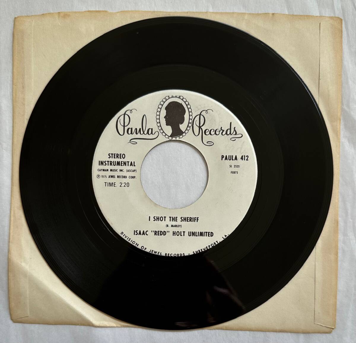 1975年 オリジナル US盤 Isaac “Redd” Holt Unlimited - I Shot The Sheriff / Do ...