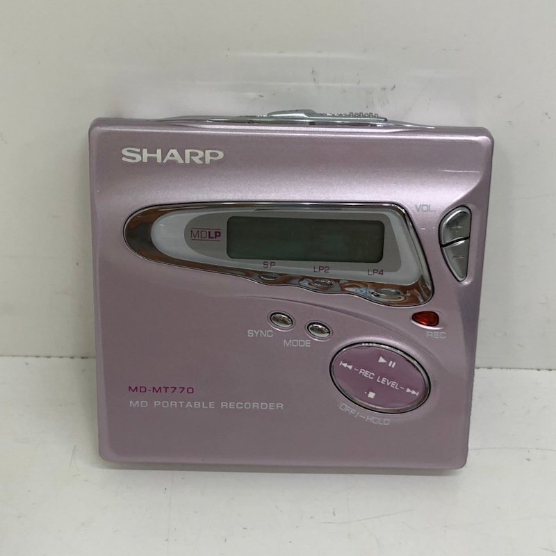 SHARP シャープ MDプレーヤー ウォークマン MD-MT770 ピンク 240509SK260332(録音、再生)｜売買されたオークション情報、yahooの商品情報をアーカイブ公開 ...