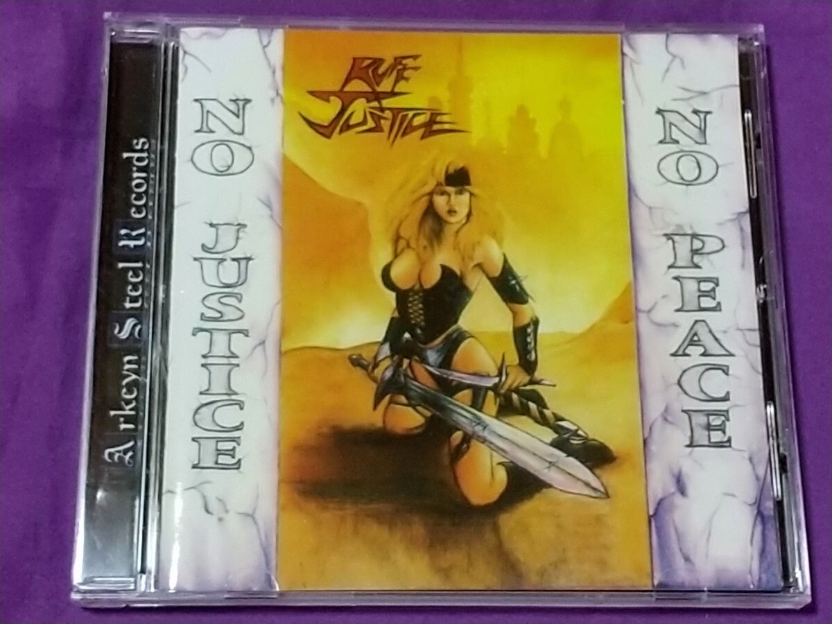 RUF JUSTICE No Peace No Justice+6 '95 手書きナンバリング入り500枚限定盤 米テキサスの正統派Heavy ...