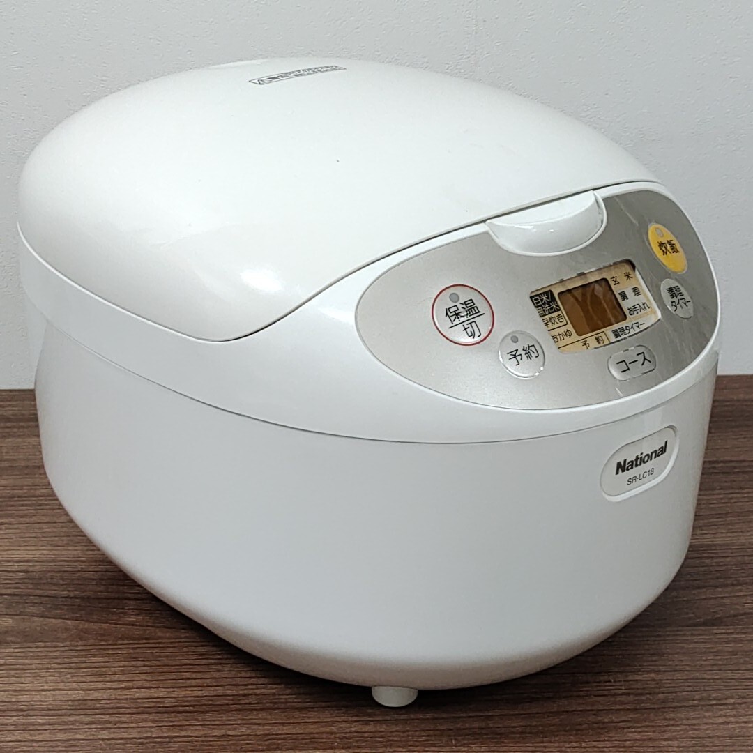 National ナショナル 1.8L 1升 炊き炊飯器 SR-LC18-W 2005年製(炊飯器)｜売買されたオークション情報、yahooの ...