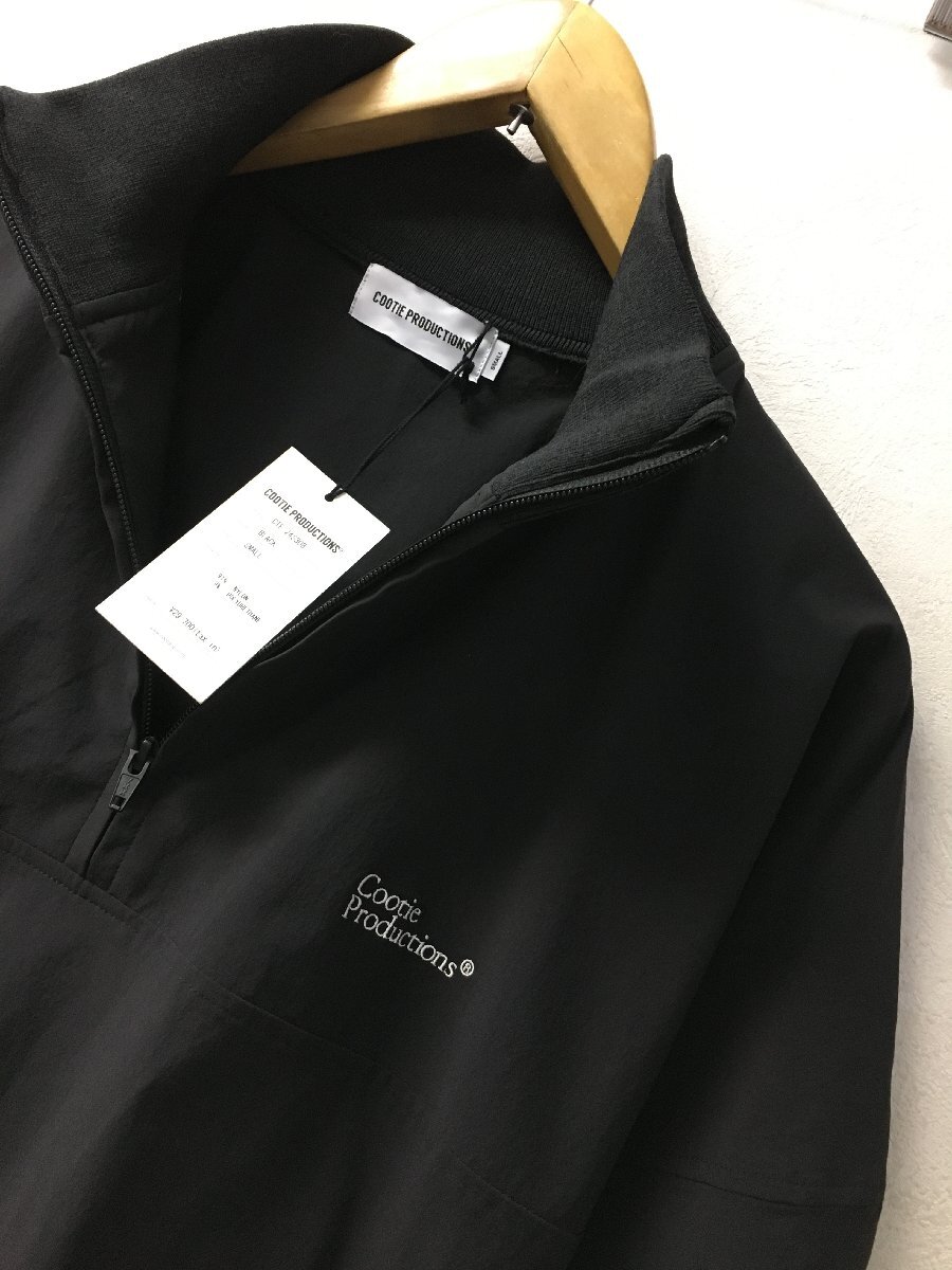 COOTIE クーティー 24ss タグ付き NYLON LIGHT CLOTH HALF ZIP L/S TEE ナイロン ハーフジップ ロゴ刺繍 シャツ 黒 サイズS(Sサイズ)｜売買され ...