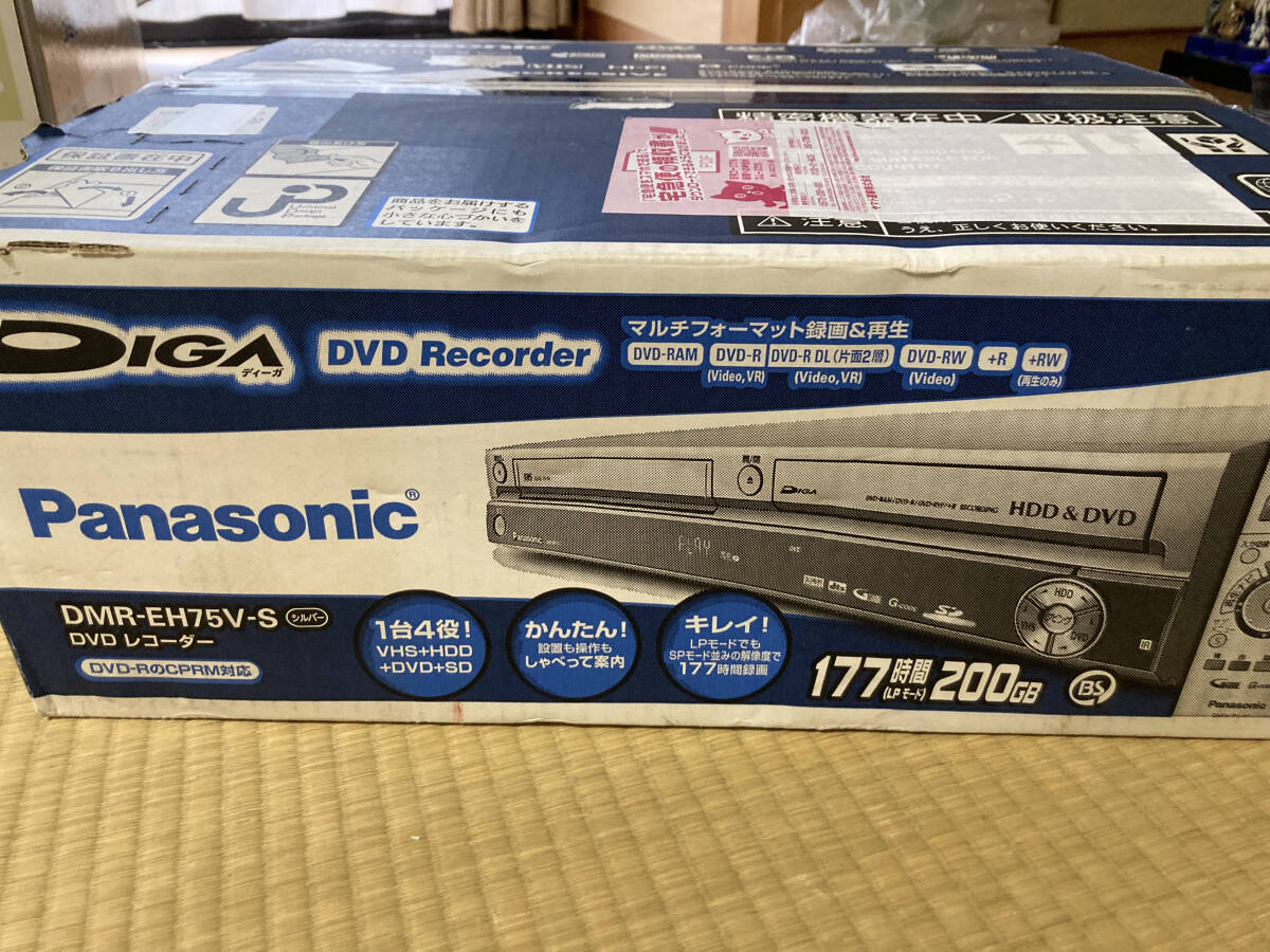Panasonic HDD内蔵ビデオ一体型DVDレコーダー DMR-EH75V(HDD内蔵)｜売買されたオークション情報、yahooの商品情報 ...