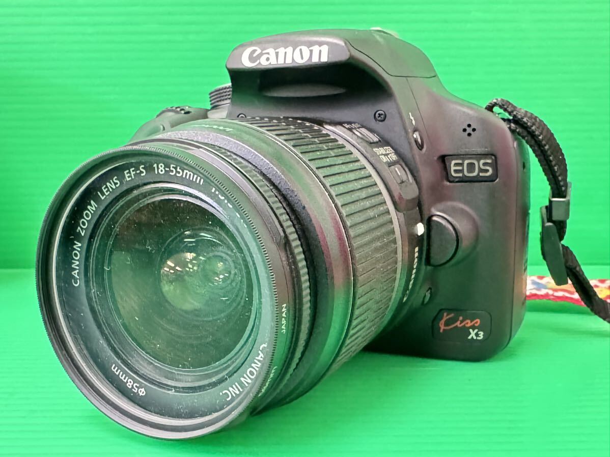 wb17 Canon EOSkiss X3 ダブルズームキット Lens EF-S 18-55mm F3.5-5.6 55-250mm F4 ...