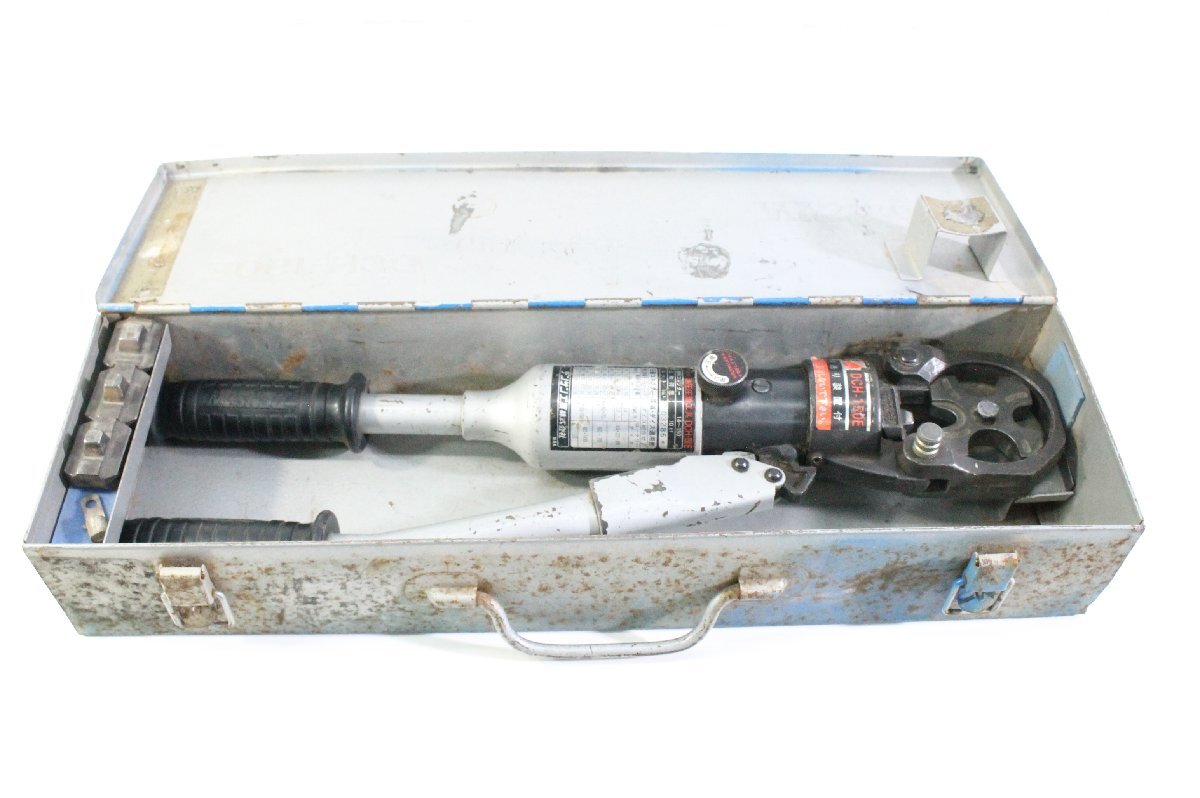318 DENSAN デンサン 手動式油圧圧着工具 DCH-150E(圧着工具、ハンドプレス機)｜売買されたオークション情報、yahooの商品情報をアーカイブ公開 - オークファン ...