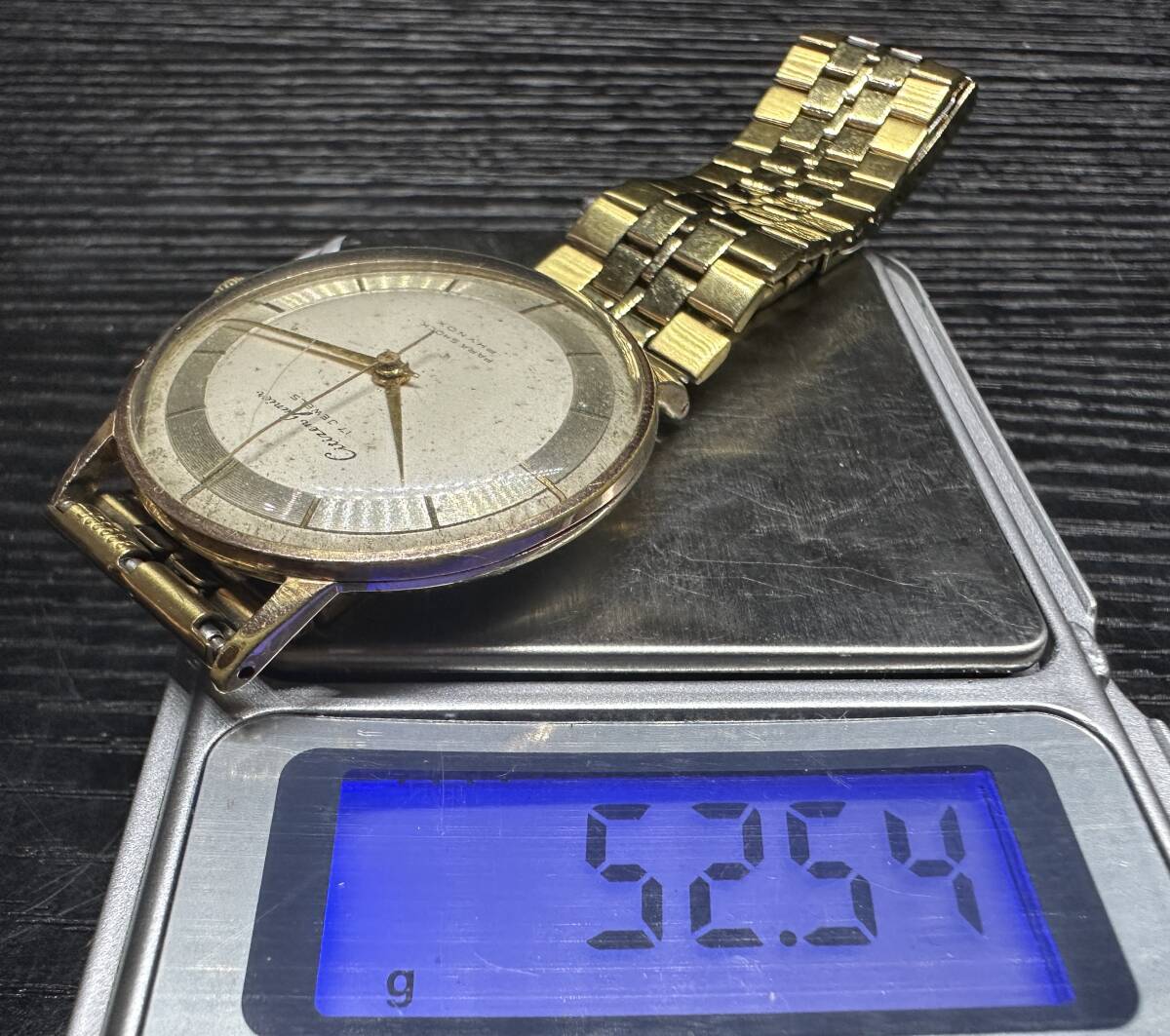 腕時計 CITIZEN gunion 17 JEWELS PARA SHOCK PHYNOX 20 MICRONS C.G.P. CENTER ...